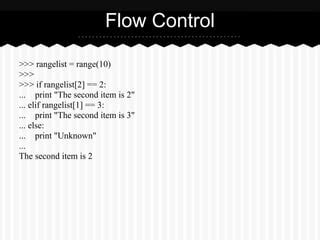 Quick Python Reference PPT
