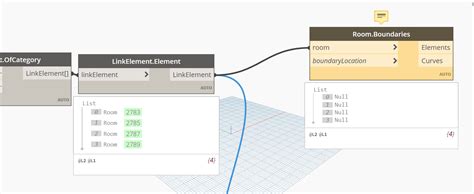 Getting Linked Room Boundaries And Edge References Revit Dynamo