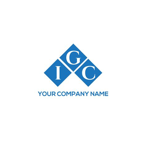 Igc Letter Logo Design On White Background Igc Creative Initials