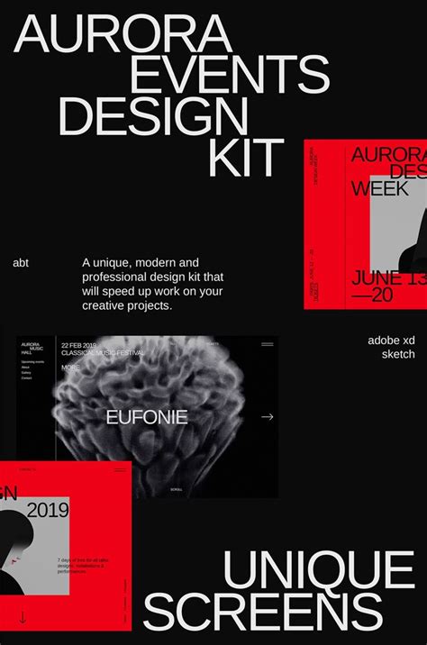 Aurora Free Web Elements Design Kit Theme Ui Desain