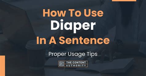 How To Use Diaper In A Sentence Proper Usage Tips