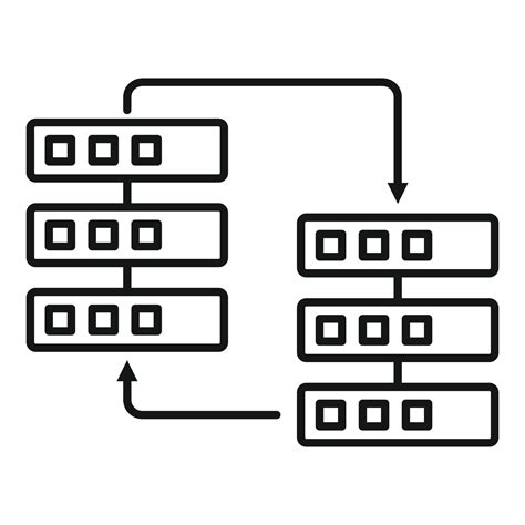 Server Connection Icon Outline Style 14554667 Vector Art At Vecteezy