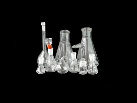 Fiole Jaugée En Verre Fioles Erlenmeyer Les Fioles De Laboratoire Sont