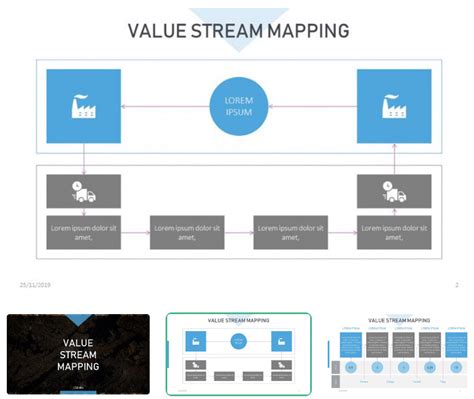 Value Stream Mapping Template Powerpoint