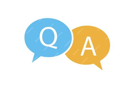 Premium Vector Questions And Answers Speech Bubble Icon Q And A Button On White Background