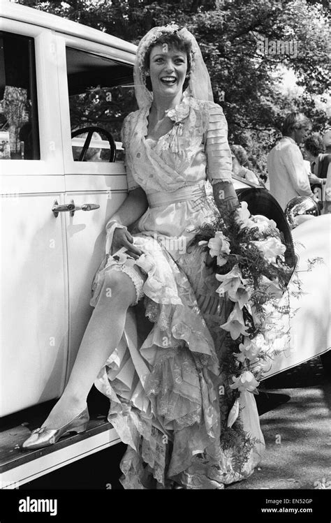 Actress Sherrie Hewson Pictured During Her Wedding To British Aerospace