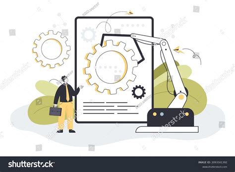 Man Digital Era Algorithm Ai Social Stock Vector Royalty Free