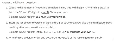 solved answer the following questions a calculate the