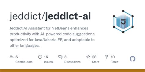 Github Jeddictjeddict Ai Jeddict Ai Assistant For Netbeans Enhances Productivity With Ai