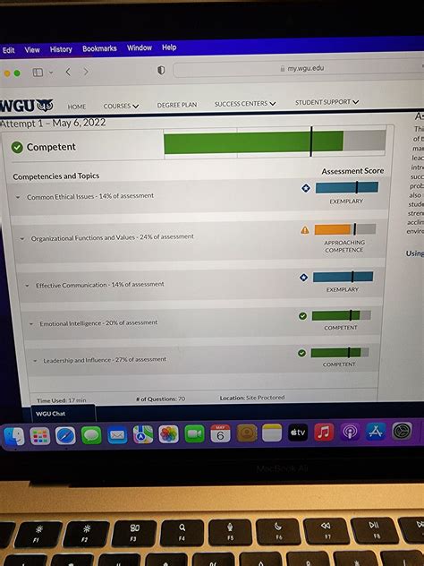 Started On May St Just Passed My Second OA D R WGU