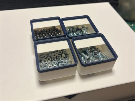 Gridfinity Ultra Light Bins Multicolor Lip Remixed By Holeyminus Makerworld Download Free 3d