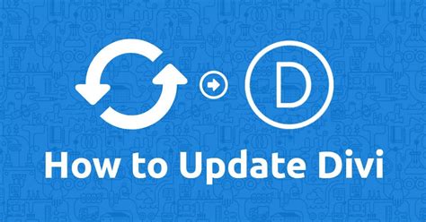 How To Update The Divi Theme Divi Cake Blog