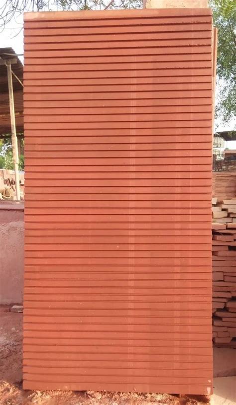 Polished Rectangular Cladding Red Sandstone Slab 30mm At ₹ 30sq Ft In