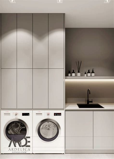 Организация прачечной дизайн студия Арделика Современные прачечные Организация прачечной