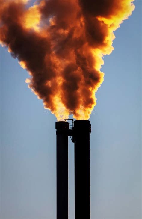 Chimney Smoking Stack Stock Image Image Of Environment 373702519