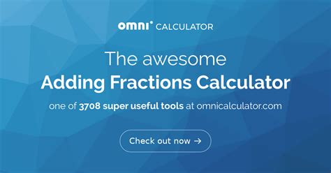 Adding Fractions Calculator