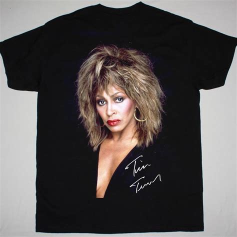 Tina Turner Signature Shirt Vintage Tina Turner Shirt Retro Tina Turner Tee Sold By Singapore