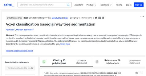 Voxel Classification Based Airway Tree Segmentation