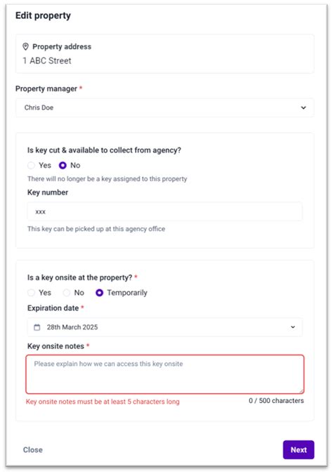How To Update Or Add Key Details In The Compliance Portal Detector Inspector