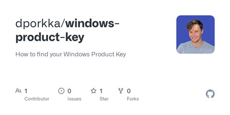 Github Dporkkawindows Product Key How To Find Your Windows Product Key