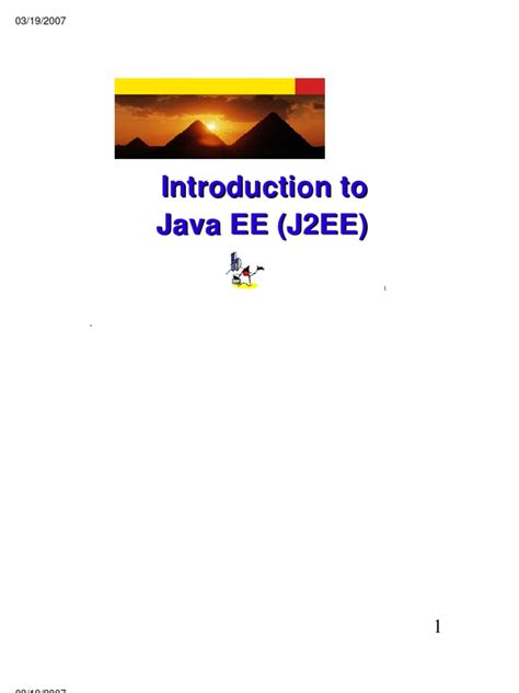 J2ee Overview Pdf