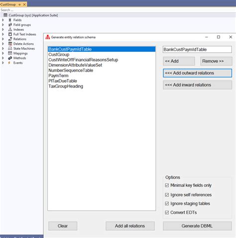 Entity Relationship Diagram In D365fando Anitha Eswaran Dynamics Ax
