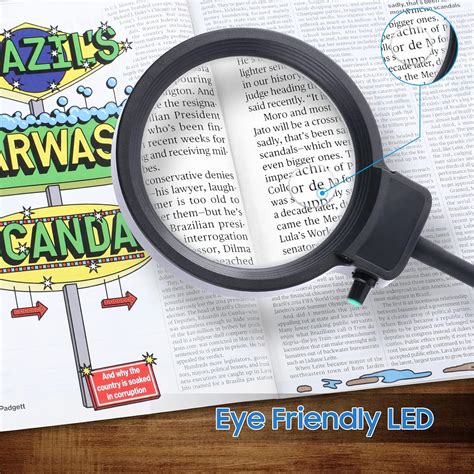 Hands Free 10x Magnifying Glass With Light And Stand In Nepal At Npr