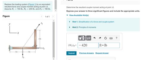 Solved Replace The Loading System Figure 1 By An Solved Replace The Loading System Figure 1 By An