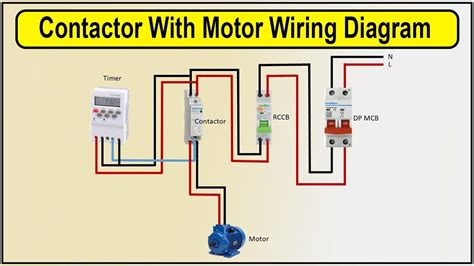 Contactor With Motor Wiring Diagram