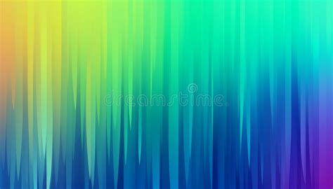 Vibrant Colors In A Row Create A Futuristic Rainbow Wave Generated By Ai Stock Illustration