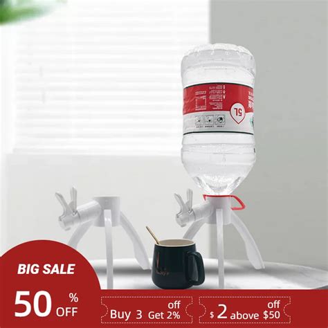 휴대용 디스펜서 도구 1 갤런 스프링 물병 야외 사무실 미니 미네랄 물에 대한 거꾸로 마시는 분수 Aliexpress