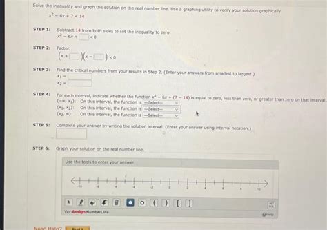 Solved Solve The Inequality And Graph The Solution On The Chegg