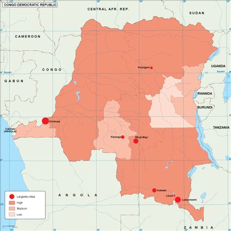 Congo Dem Rep Population Map Order And Download Congo Dem Rep