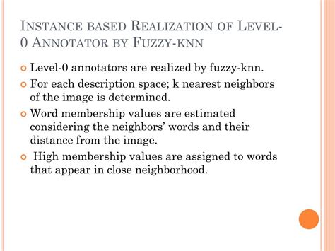 Ppt Hanolistic A H Ierarchical Automatic Image An Notation System Using H Olistic Approach