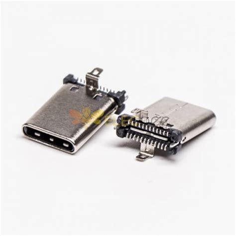 USB Type C Vertical Male SMT For PCB Mount