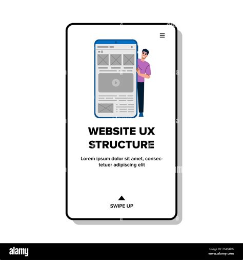 Wireframe Website Ux Structure Vector Interaction Accessibility Hi Res