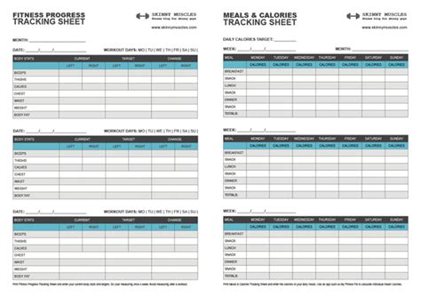 Weight Tracker Template For Excel Tolffa