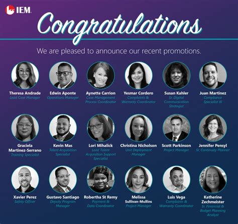 Iem On Linkedin Kudos Teamiem Iemers Congrats Promotions Greatjob Waytogo Careers…