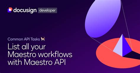 Common API Tasks List All Your Maestro Workflows Using The Maestro API