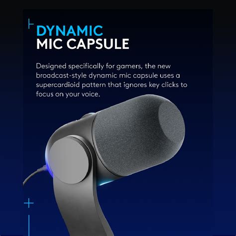 Logitech G Yeti Gx Dynamic Rgb Gaming Microphone With Lightsync ไมโครโฟนเกมมิ่ง ไมค์ Usb สำหรับ