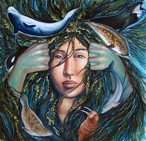 Sedna Completed By Badgersoph Goddess Art Mythology Inuit