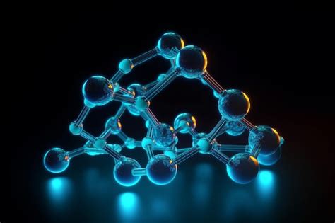 Premium Ai Image Medical Research Molecular Structures Generate Ai