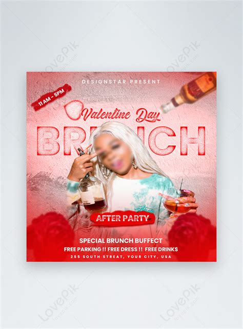 발렌타인 데이 파티 소셜 미디어 게시물 이미지 사진 450137109 무료 다운로드