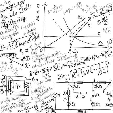 Premium Vector Mathematical Equations And Formulas Illustration