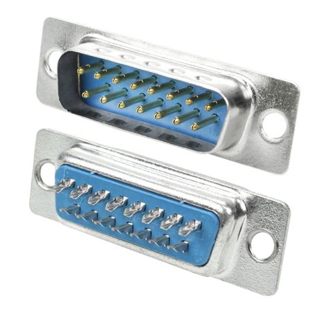 10x Conector Db15 Macho Solda Fio Serial Alta Qualidade Leroy Merlin