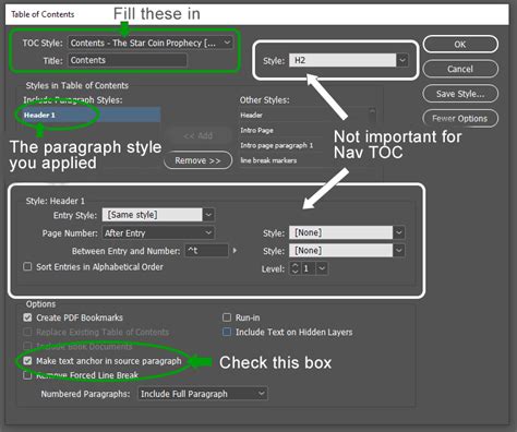 An Indesign TOC Hack Chrissey Harrison