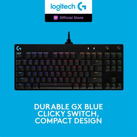 Promo Logitech G Pro Clicky Keyboard Gaming Mechanical Tkl Rgb For Esports Cicil X Jakarta