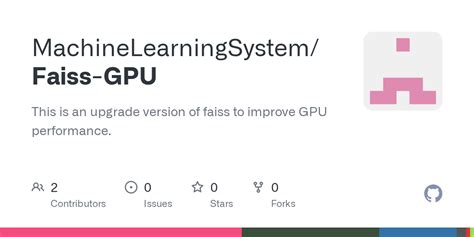 Faiss Gpuinstallmd At Main · Machinelearningsystemfaiss Gpu · Github