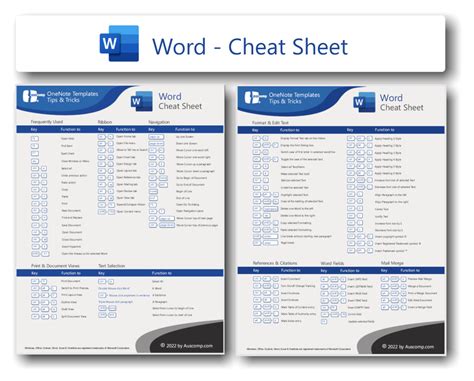 Windows And Office 365 Shortcut Cheat Sheets