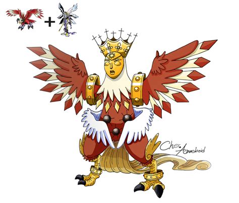 Angemon Aquilamon Digimon Original Claws Digimon Creature Feathers Fusion Holy Ring